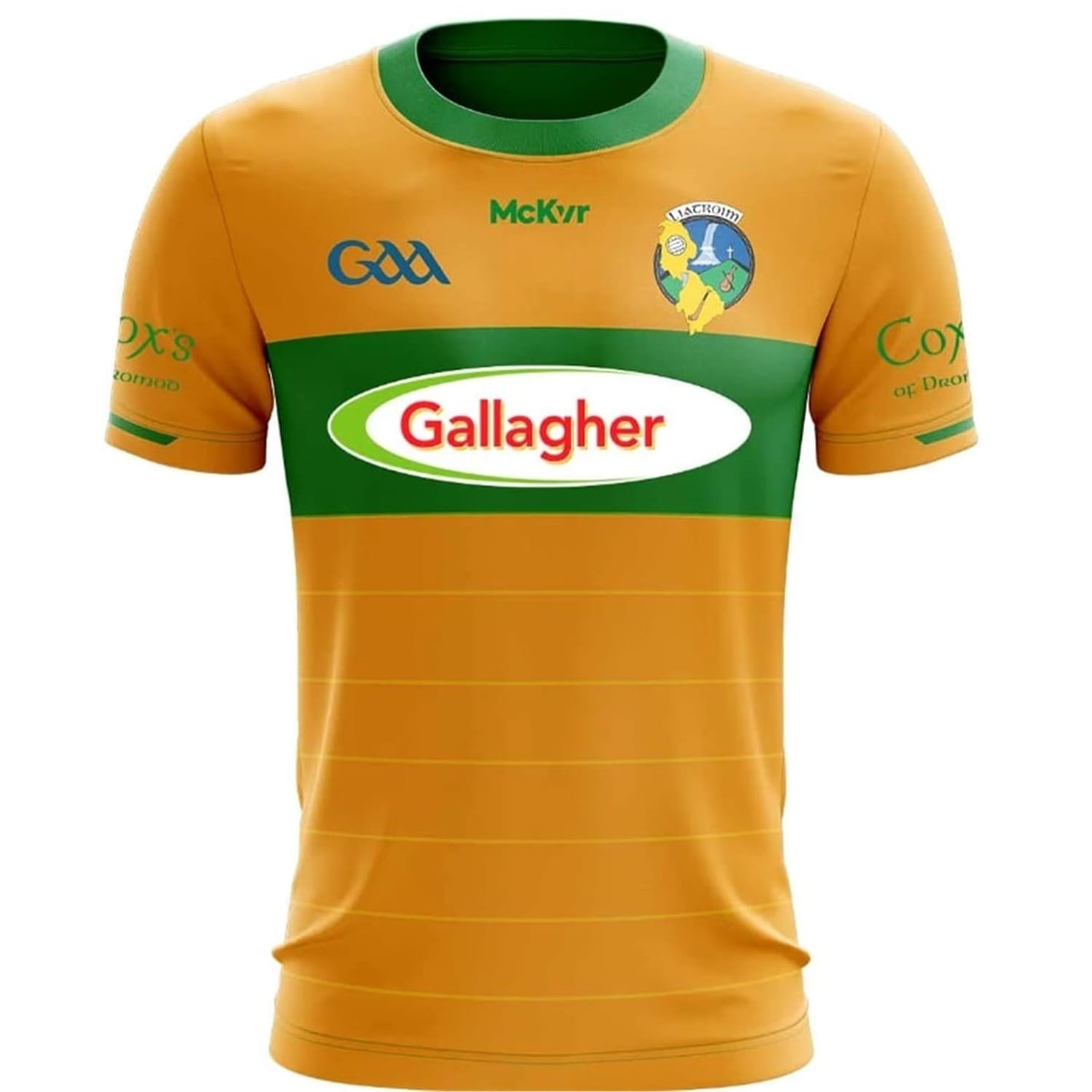 Gold McKeever Sports Leitrim Away Jersey Junior - Get The Label