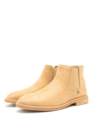 Beige Nicholas Deakins Niven Boots - Get The Label