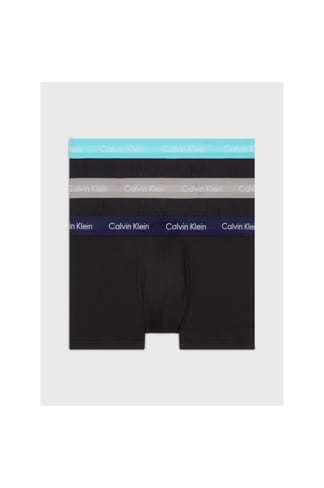 Black Calvin Klein Mens 3 Pack Low Rise Boxer Shorts - Get The Label