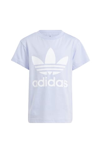 Violet adidas Originals Kids Adicolor Trefoil T-Shirt - Get The Label