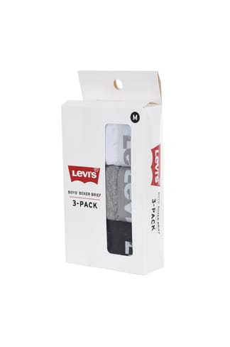 Multi Levis 3 Pack Lettering Boxer Brief - Get The Label